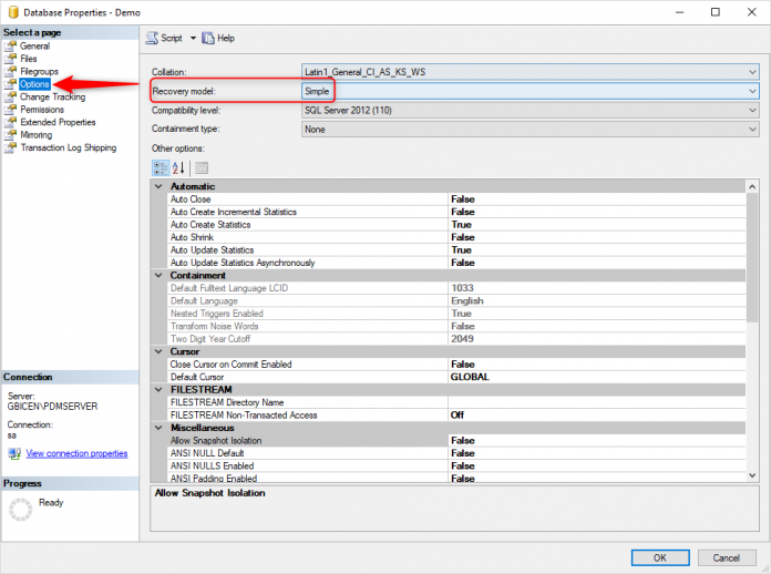 PDM Professional SQL Veritabanı Yedeklemesi - TEKYAZ Blog