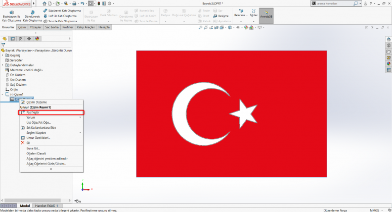 SOLIDWORKS Autotrace İle Resimden Çizim Oluşturma - TEKYAZ Blog