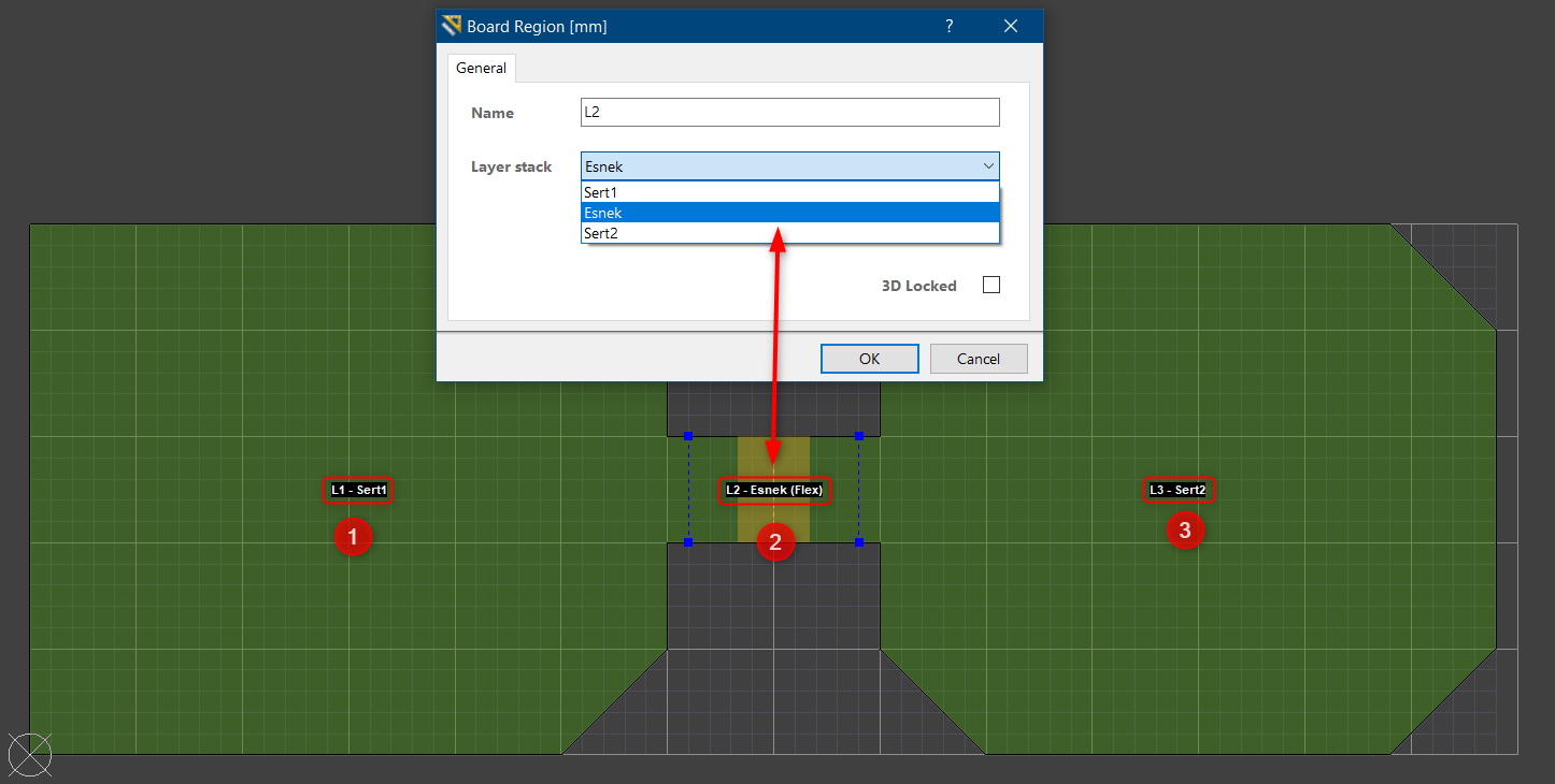 SOLIDWORKS PCB 2020 / Sert-Esnek (Rigid-Flex) PCB Tasarımı
