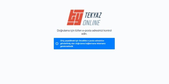 TEKYAZ Online Platformu Kayıt İşlemi - TEKYAZ Blog