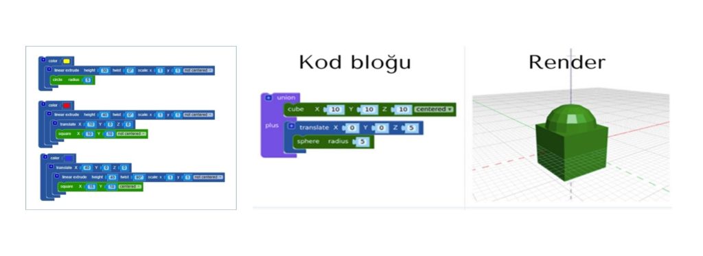 Öğrenciler ve Öğretmenler için BlocksCAD - TEKYAZ Blog