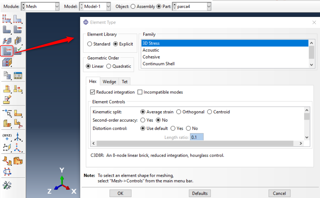 SIMULIA Abaqus-Mesh Tanımlama - TEKYAZ Blog