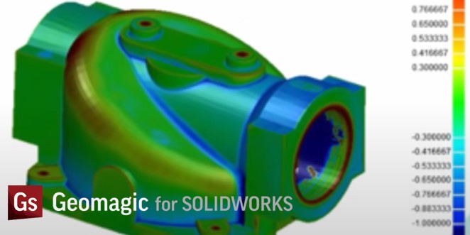 Geomagic for SOLIDWORKS ile Tarama Datası ve Tasarlanmış Modelin Karşılaştırması - TEKYAZ Blog