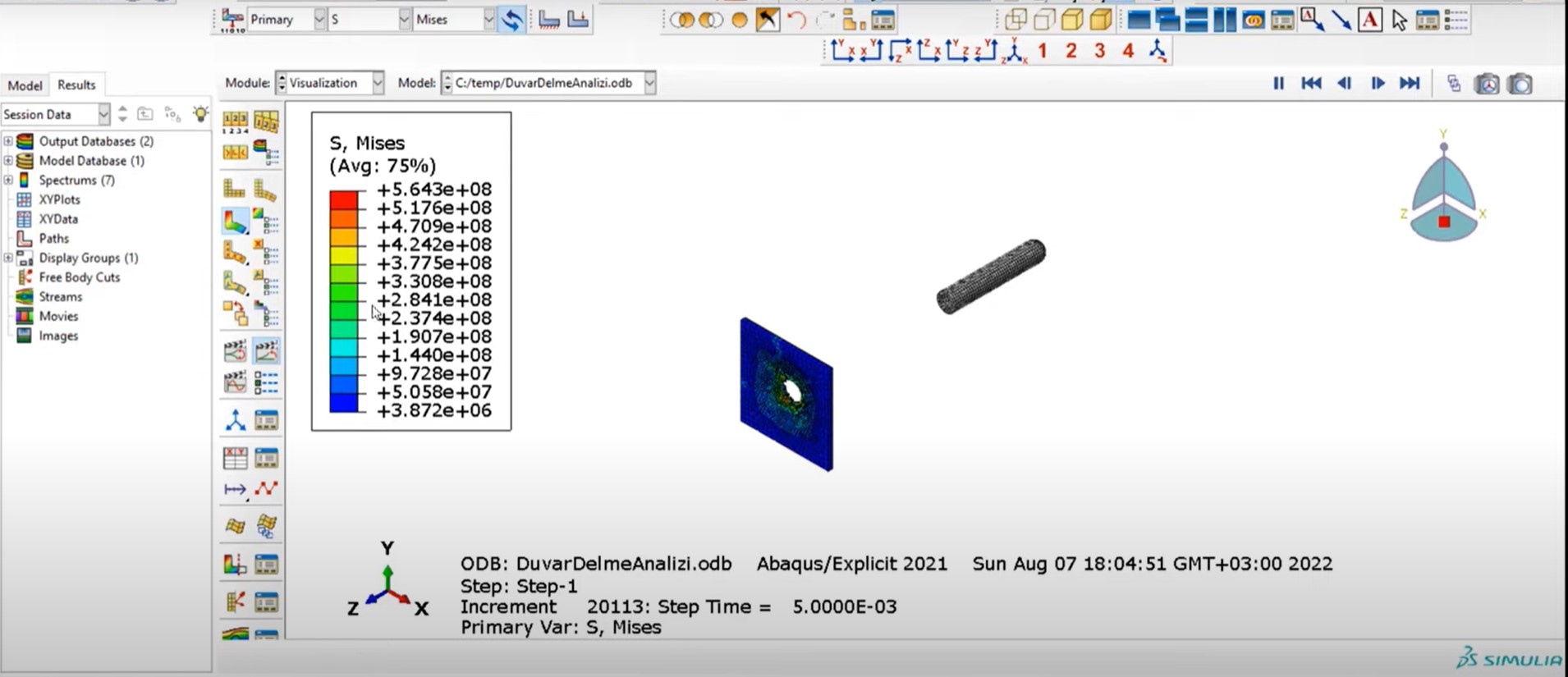 SIMULIA Abaqus Arka Plan Değiştirme - TEKYAZ Blog