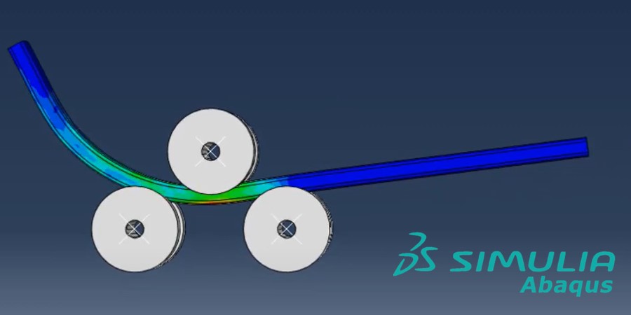 SIMULIA Abaqus Explicit - Merdane ile Profil Büküm Analizi - TEKYAZ Blog