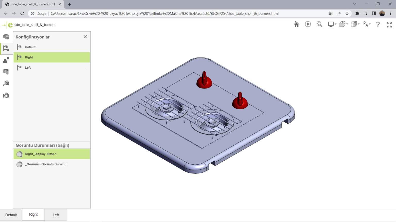 Tasarımları Paylaşmanın Kolay Yolu : eDrawings - HTML Çözümü - TEKYAZ Blog