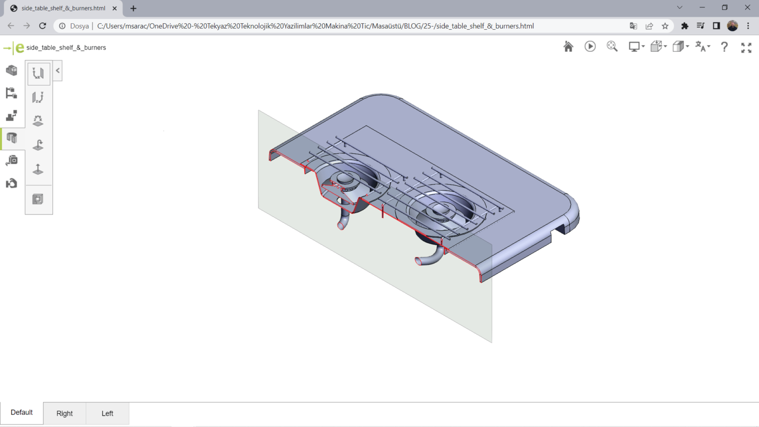 Tasarımları Paylaşmanın Kolay Yolu : eDrawings - HTML Çözümü - TEKYAZ Blog