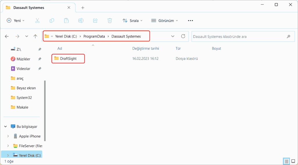 DraftSight Temiz Kurulum - TEKYAZ Blog