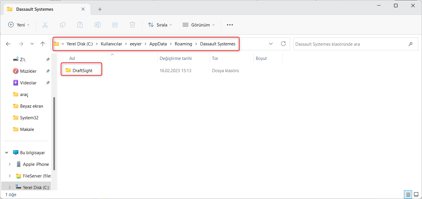 DraftSight Temiz Kurulum - TEKYAZ Blog