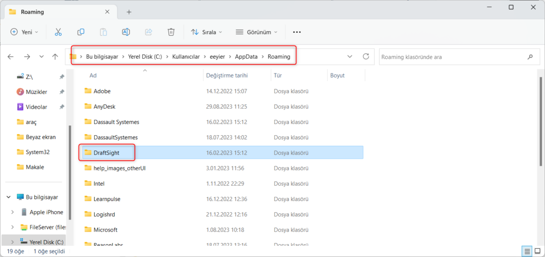 DraftSight Temiz Kurulum - TEKYAZ Blog