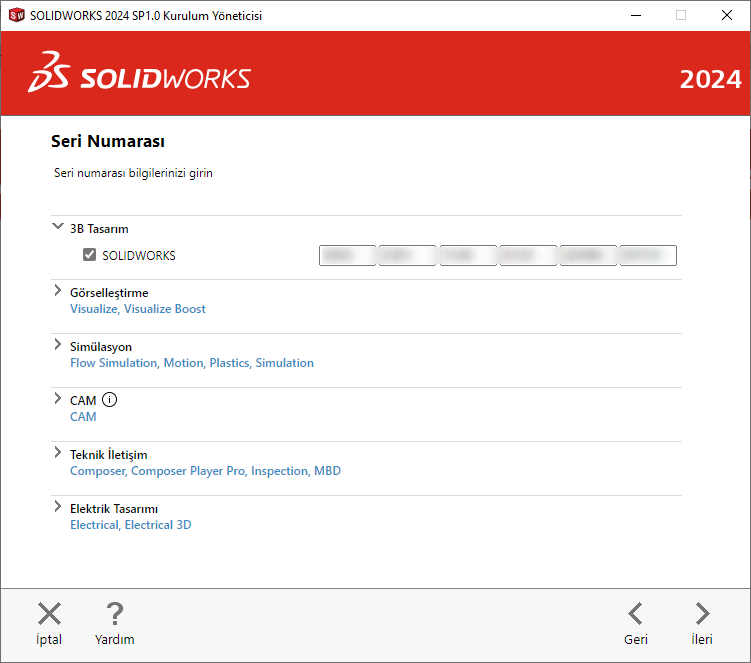 2024 SOLIDWORKS Kurulumu - TEKYAZ Blog