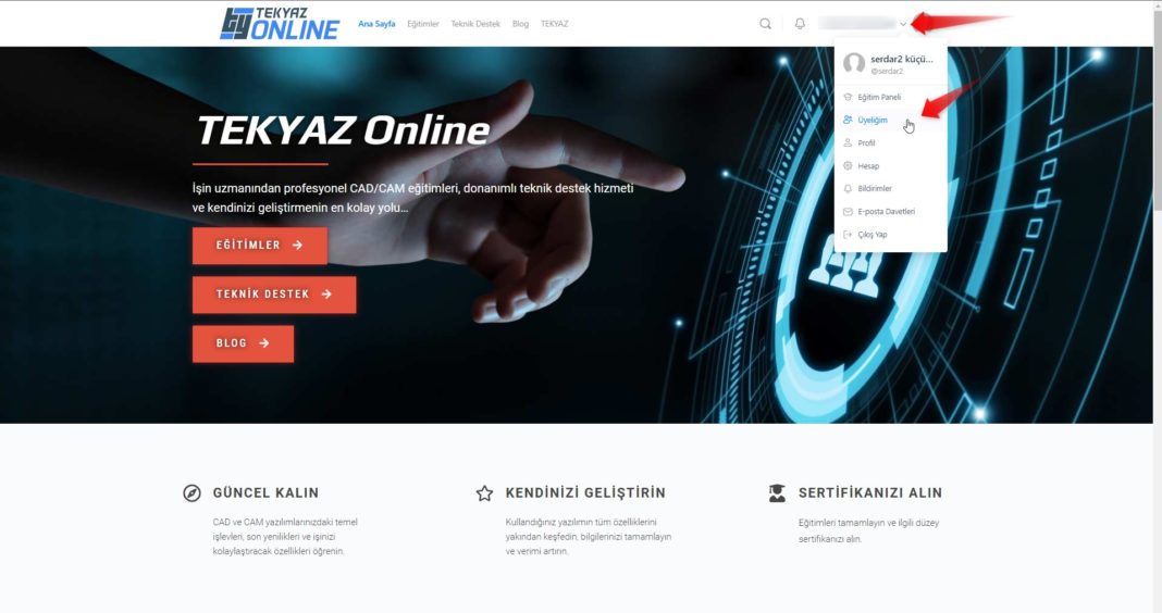 Tekyaz Online Premium Kodu ile Eğitimlere Ücretsiz Giriş