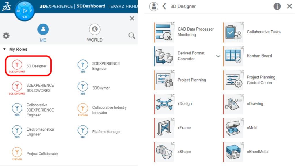 3DEXPERIENCE Platform | 3D Designer Müfredatı - TEKYAZ Blog